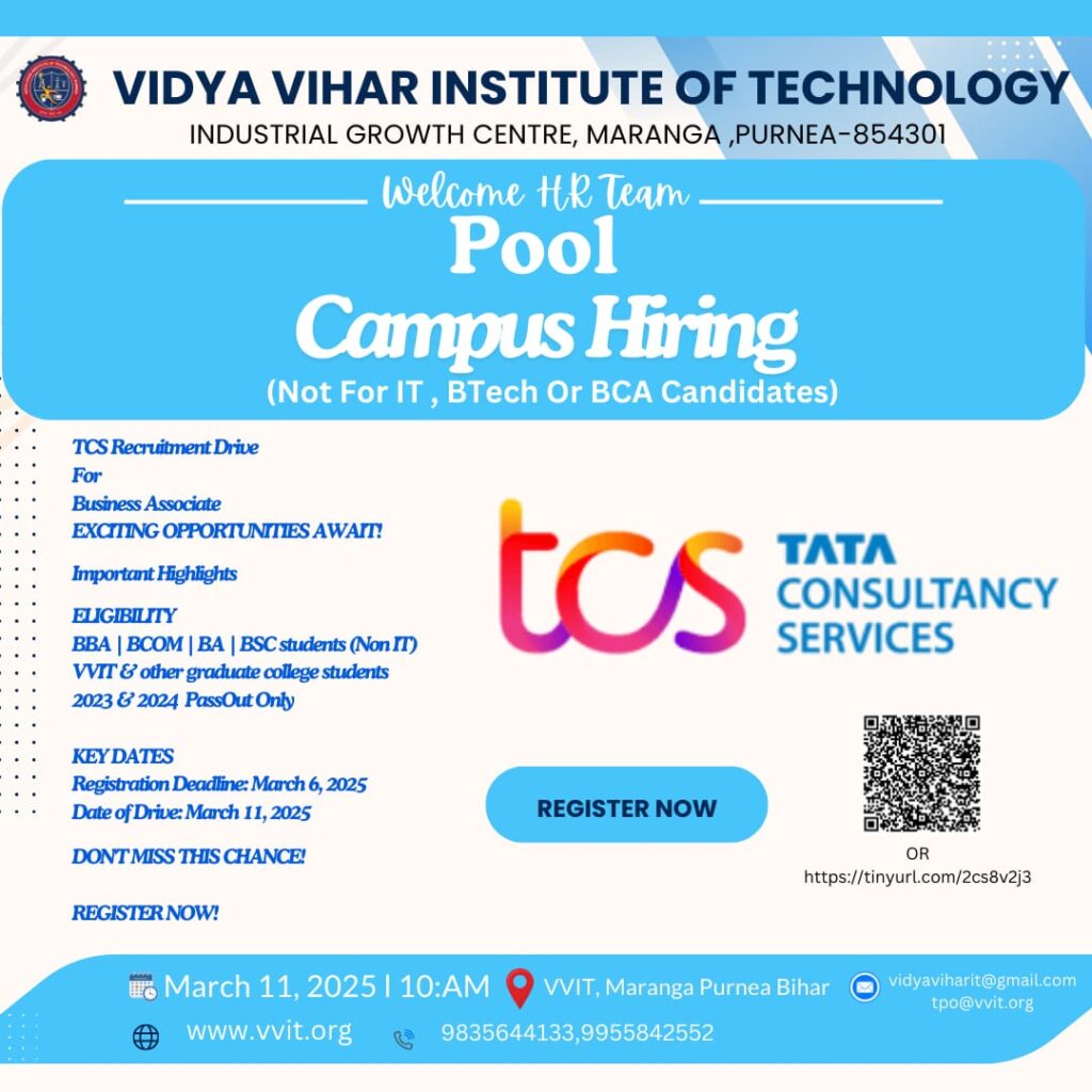 Placement at TCS - VVIT